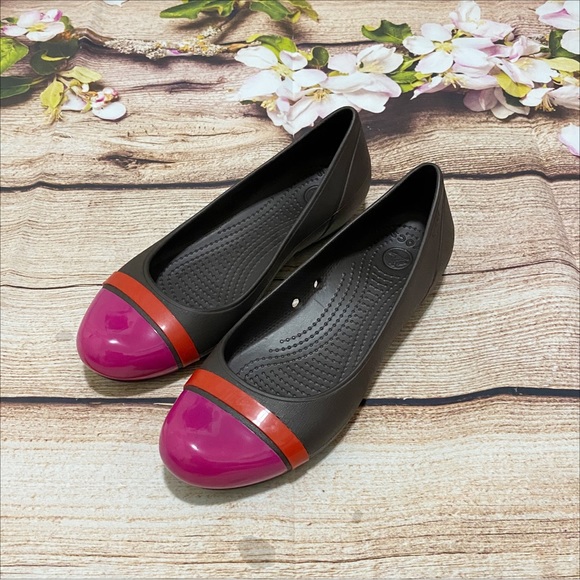 CROCS | Shoes | Clearance Crocs Cap Toe Ballet Flat 8 | Poshmark